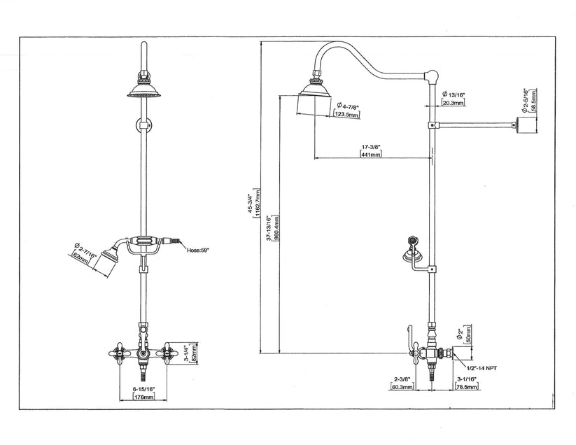 HRLBrass Exposed Shower System – hrlbrass