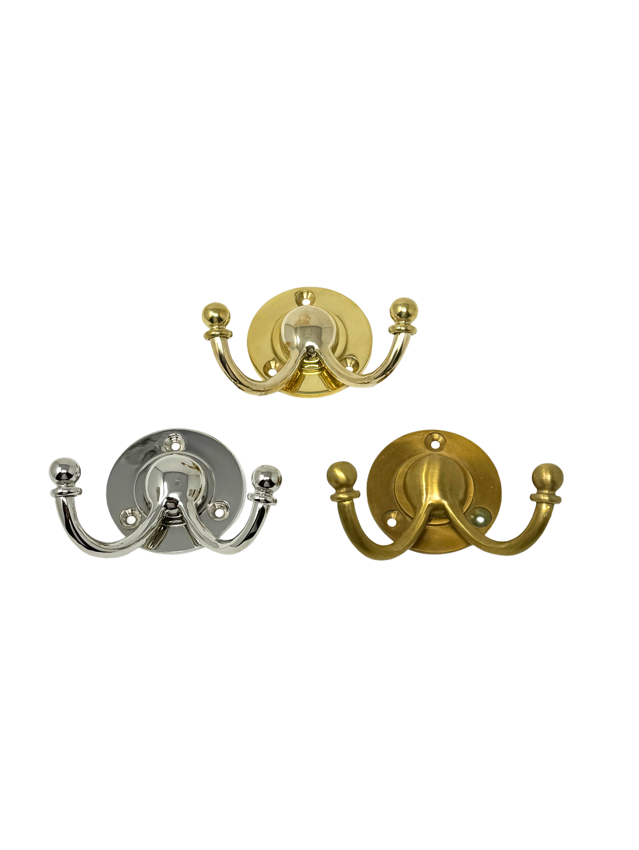 HRLBrass Bath Double Hook – hrlbrass